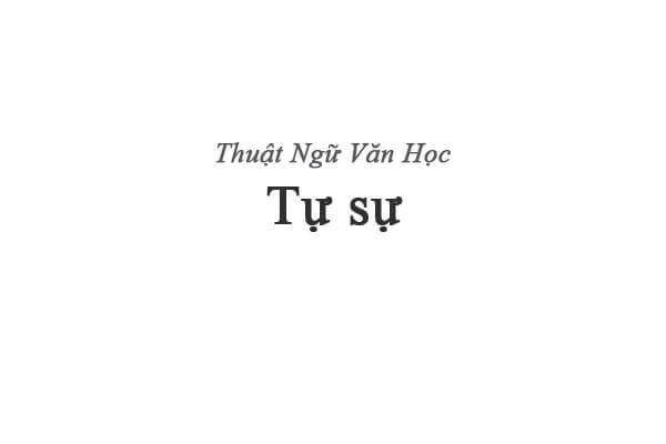 Tự sự - Từ điển Wiki